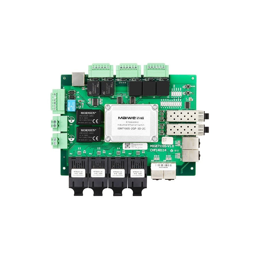 MISCOM7110S-2GF-M-ST02-3D485-2CAN от MAIWE, Промышленный коммутатор Layer 2, порты 2xGigabit ...